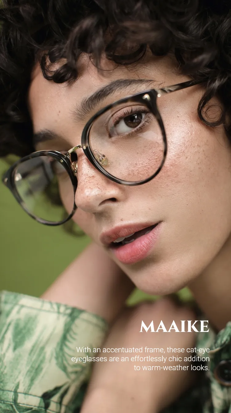 Maaike eyeglasses in Avocado Green | Optical