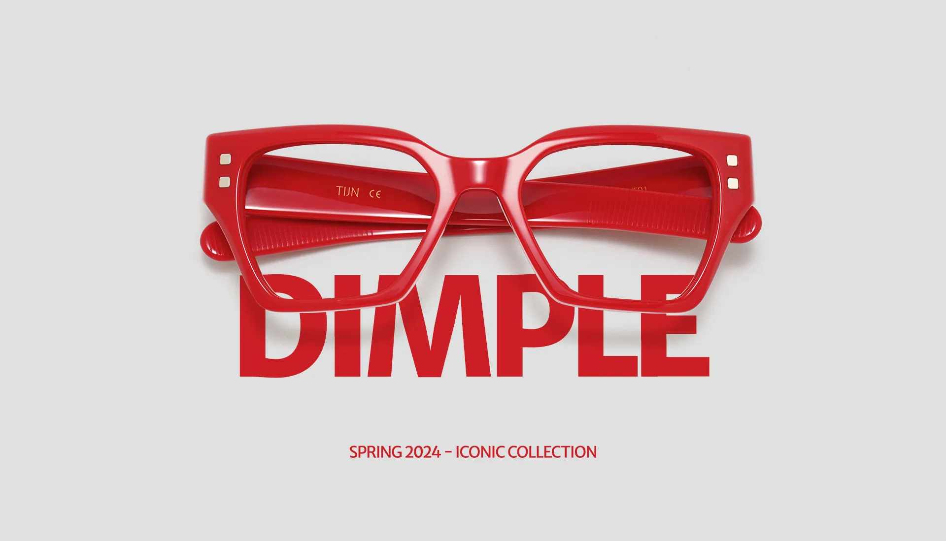 Dimple eyeglasses in Jet Black | Optical | TIJN