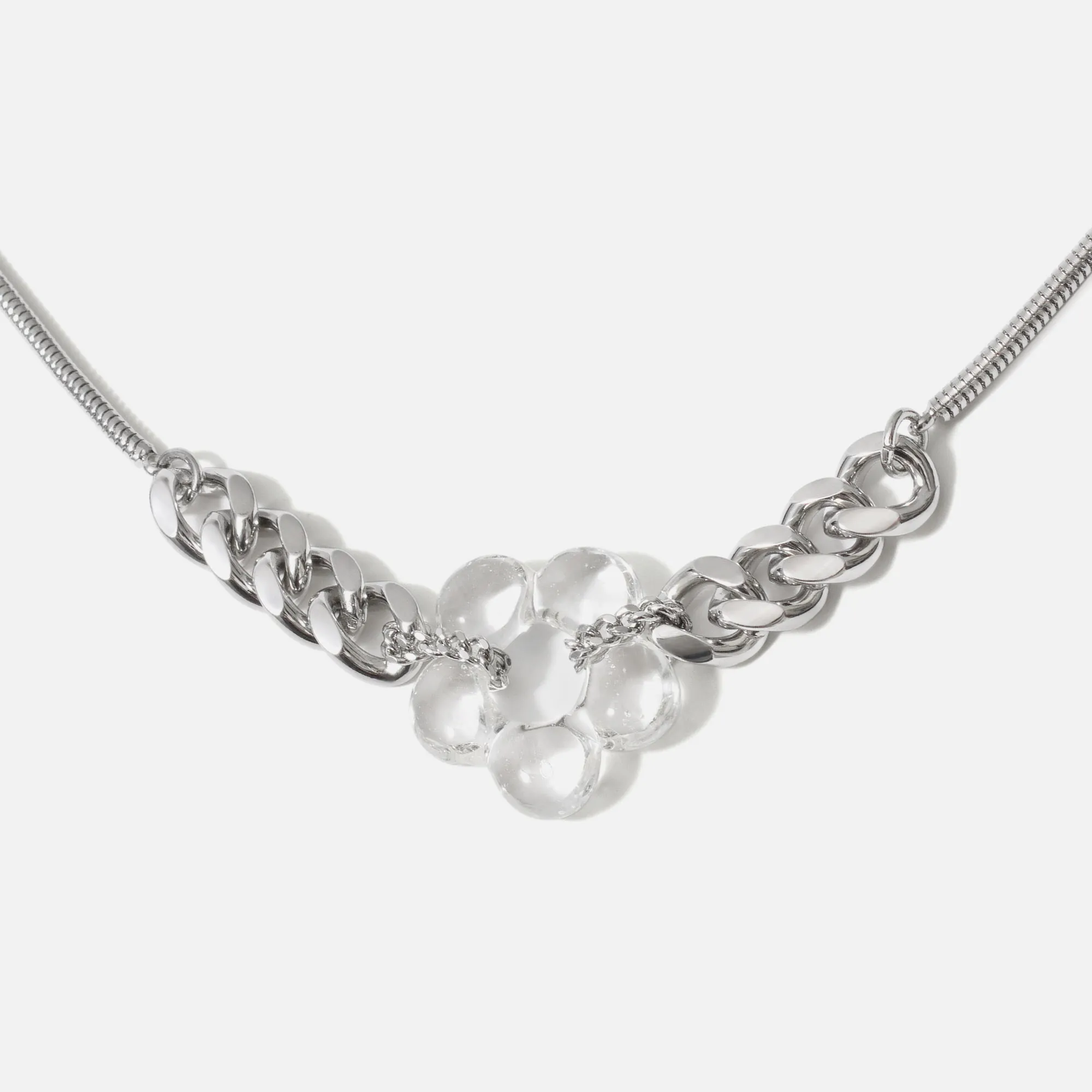 Jamala Necklace in Silver Color TIJN