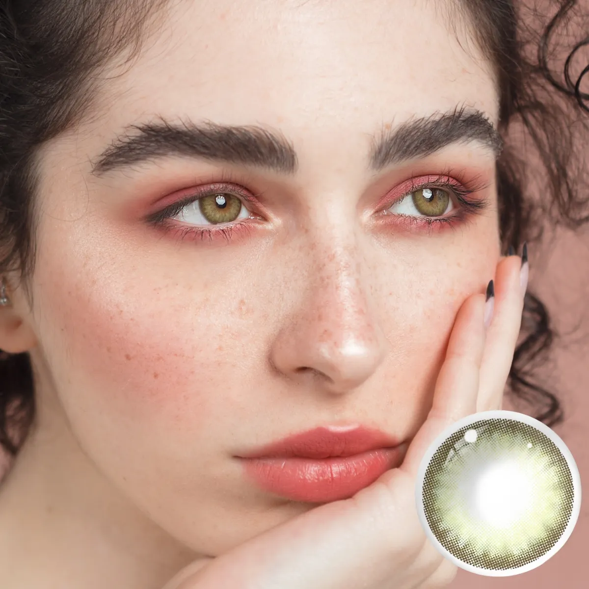 Encounter Pale Yellow Colored Contact Lenses | Half-year Disposable ...